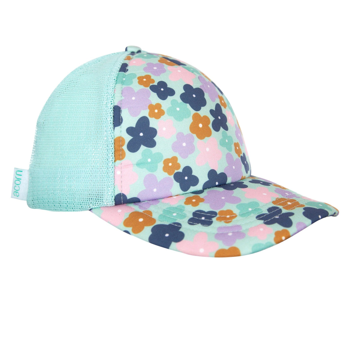 Blooms Trucker Cap | Kids Snapback Trucker Hats | Acorn Kids Caps ...