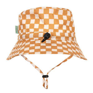 Checkmate Wide Brim Bucket Hat | Bucket Hats | Acorn Kids Sun Hats ...