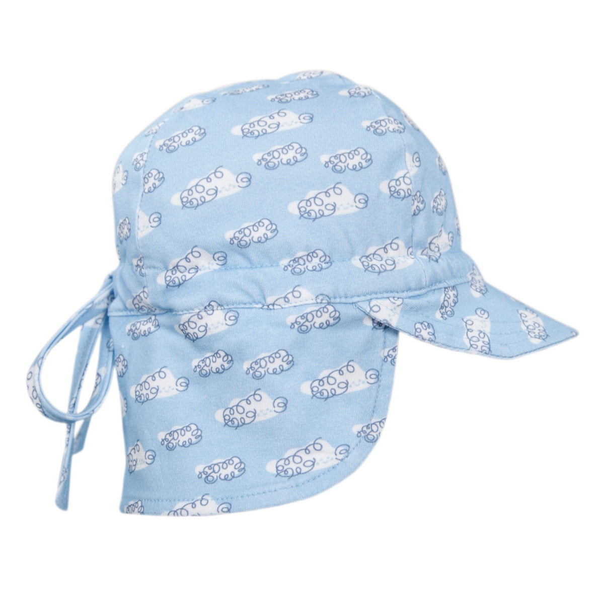 Clouds Flap Hat | Baby Flap Hats | Acorn Kids Baby Sun Hats | Acorn Kids