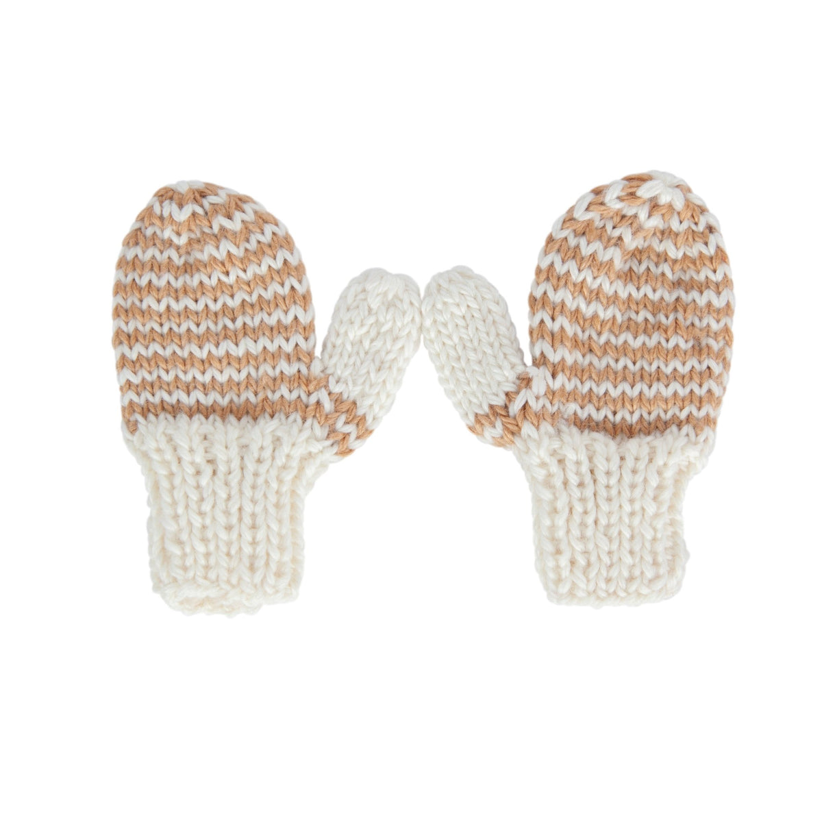 Flopsy Mittens Tan and Cream |Handknitted Mittens | Acorn Kids Mittens ...