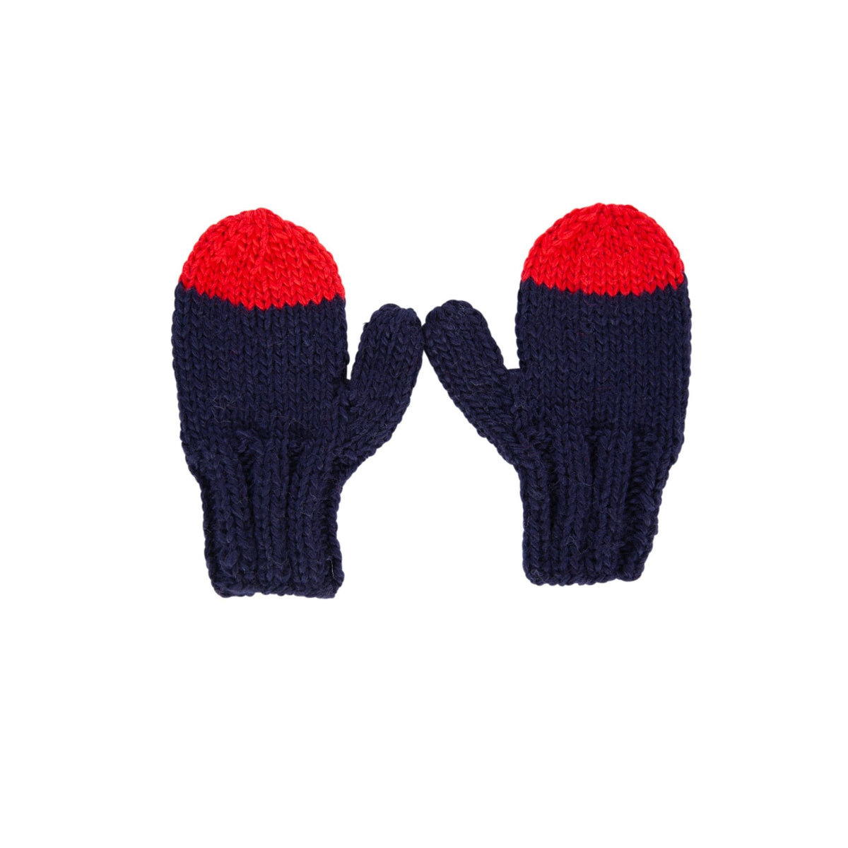 Sunrise Mittens Navy | Kids Handmade Mittens | Acorn Kids Mittens ...