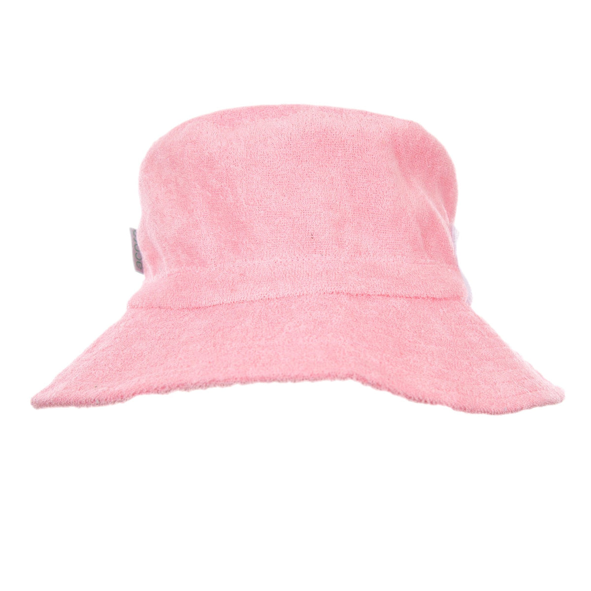 Terry Towelling Bucket Hat Light Pink | Acorn Kids Sun Hats | Acorn Kids