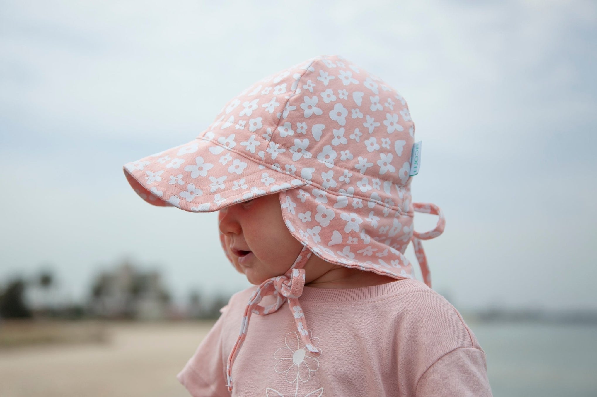 Camille Baby Flap Cap | Acorn Kids Baby Flap Caps– Acorn Kids Accessories